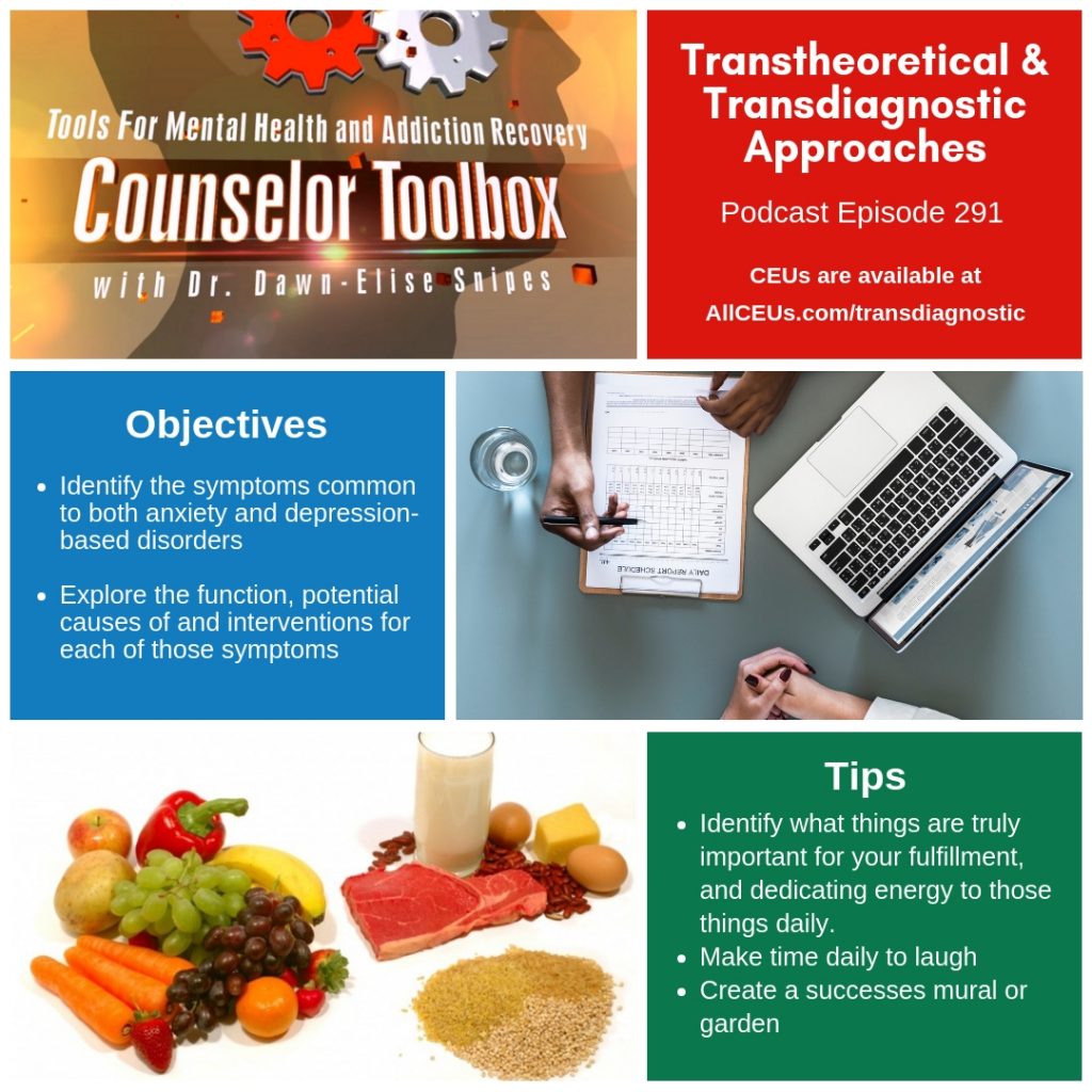 Transtheoretical and Transdiagnostic Approaches to Recovery | AllCEUs ...